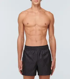 Gucci Gg Jacquard Swim Shorts