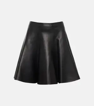 AZZEDINE ALAIA Alaïa Leather Miniskirt