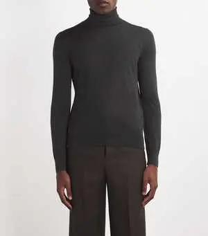 Brioni Cashmere-silk Rollneck Sweater