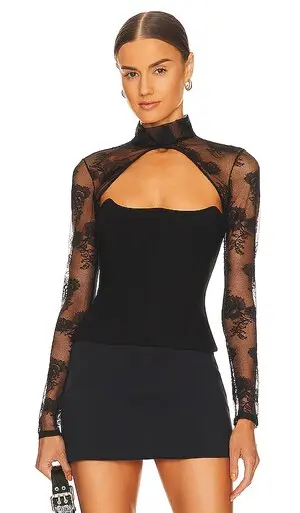 FLEUR DU MAL Bouquet Lace Shrug