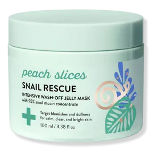 PEACH SLICES Snail Rescue Intensive Wash-off Jelly Mask - One-color