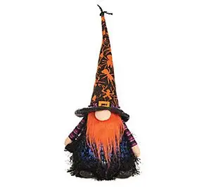 GALLERIE II Orange Wizard Gnome Figurine With L Ed - One-color