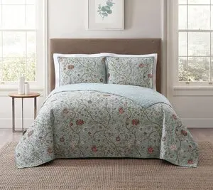 STYLE 212 Bedford Full/queen Quilt Set - One-color