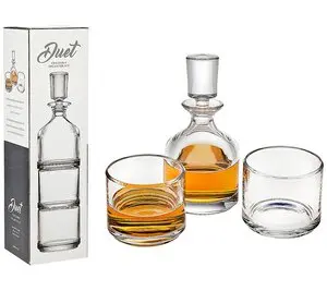 GODINGER Duet Stacking Decanter Set