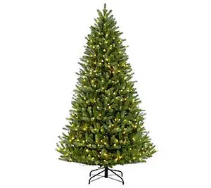 PULEO INTERNATIONAL Puleo 4.5' Pre-lit Glacier Fir Artificial Chris Tmas Tree - One-color