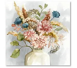 COURTSIDE MARKET Hydrangea Retreat 16x16 Canvas Wall Art - One-color