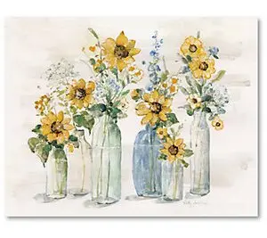 COURTSIDE MARKET Sunflower Spectacular 16x20 Ca Nvas Wall Art - One-color