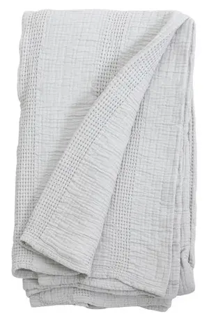 POM POM AT HOME Nantucket Matelassé Blanket - Grey