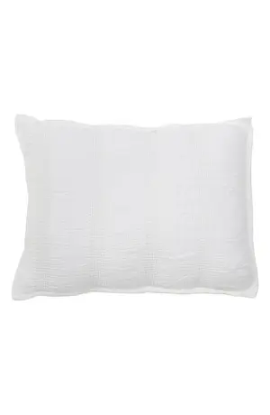 POM POM AT HOME Nantucket Sham - White