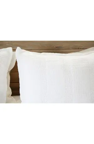 POM POM AT HOME Nantucket Sham - White