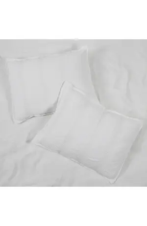 POM POM AT HOME Nantucket Sham - White
