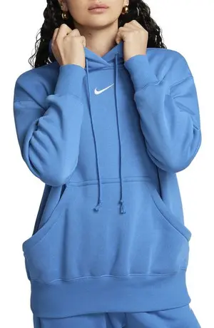 Nike Nike Sportswear Phoenix Oversize Fleece Hoodie Star Blue/sail