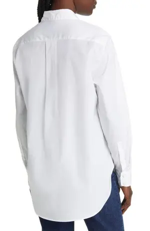 Rag & Bone Icons Maxine Cotton Poplin Button-up Shirt - Wht
