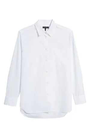 Rag & Bone Icons Maxine Cotton Poplin Button-up Shirt - Wht