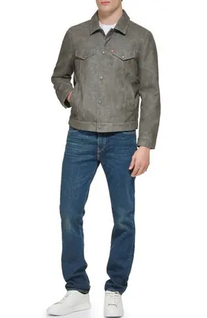 LEVI'S Faux Leather Trucker Jacket
