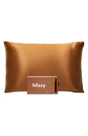 BLISSY Mulberry Silk Pillowcase Bronze
