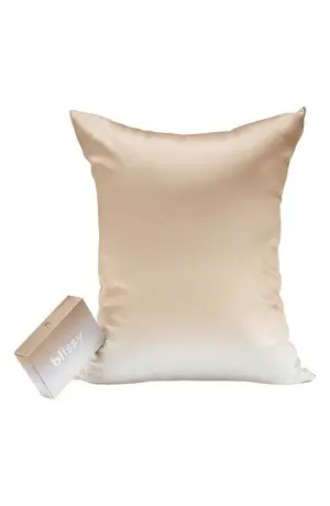 BLISSY Mulberry Silk Pillowcase Champagne Ombre