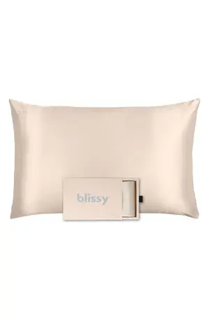BLISSY Mulberry Silk Pillowcase Champagne