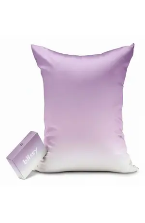 BLISSY Mulberry Silk Pillowcase Lavender Ombre
