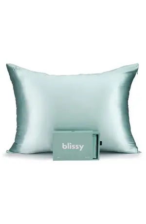 BLISSY Mulberry Silk Pillowcase Mint