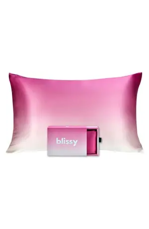BLISSY Mulberry Silk Pillowcase Pink Ombre