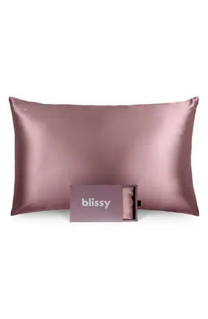 BLISSY Mulberry Silk Pillowcase Plum