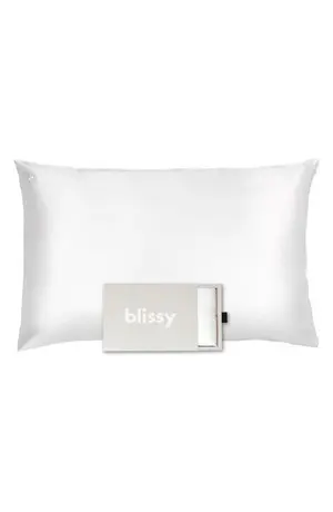 BLISSY Mulberry Silk Pillowcase Pure White