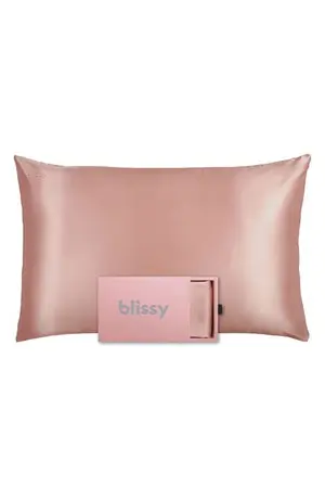 BLISSY Mulberry Silk Pillowcase Rose Gold