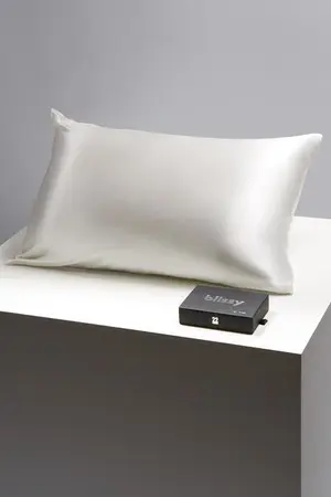 BLISSY Mulberry Silk Pillowcase White