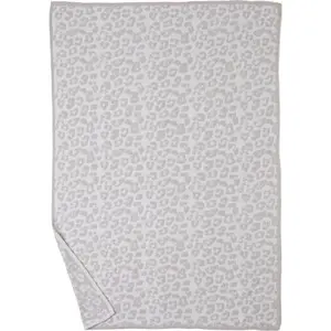 Barefoot Dreams Cozychic® Leopard Print 54 X 72 Throw Blanket - Cream/stone