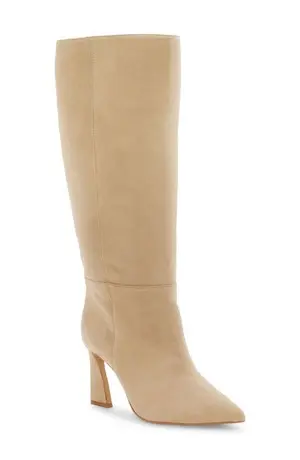Vince Camuto Tressara Pointed Toe Knee High Boot Tortilla