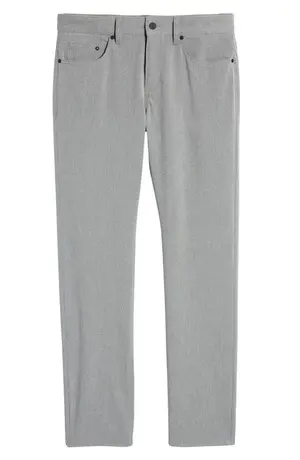 BOSS BOSS Delaware Slim Fit Five-Pocket Pants Silver