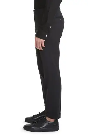 JACK VICTOR Payne Flat Front Wool Trousers