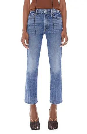 MOTHER The Insider Ankle Bootcut Jeans - Destination Unknown