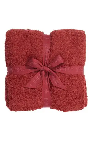 Barefoot Dreams Cozychic™ Throw Blanket Cranberry