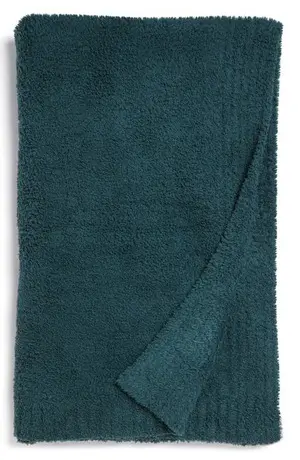 Barefoot Dreams Cozychic™ Throw Blanket Dark Emerald