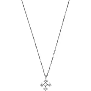Sethi Couture Arya Diamond Cross Pendant Necklace - 18kw Diamond