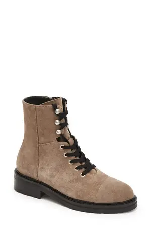 ALLSAINTS Dusty Suede Cap Toe Lug Sole Combat Boots Brown Mens Size 11 ALLSAINTS Dusty Suede Cap Toe Lug Sole Combat Boots Brown  main image 2