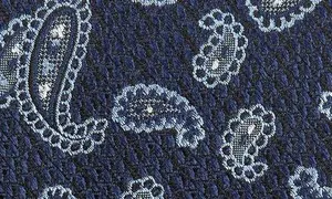 Zegna Paisley Jacquard Silk Tie