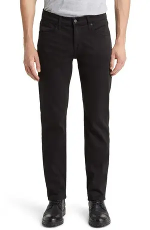 7 For All Mankind Slimmy Slim Fit Luxe Performance Jeans Clean Pocket - Black