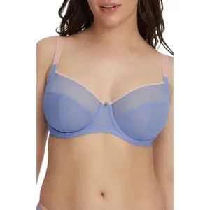 SKARLETT BLUE Spellbound Underwire Full Coverage Bra Blue/ Pink