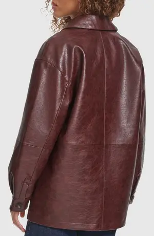 LEVI'S Oversized Faux Leather Relaxed Jacket