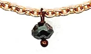 Sethi Couture Black Diamond Drop Necklace - Rose Gold/diamond