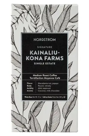 Nordstrom Signature Kainaliu Kona Farms 100% Kona Whole Bean Coffee - Brown