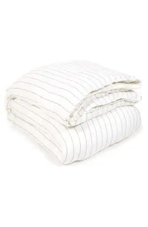 POM POM AT HOME Blake Duvet Cover - White/natural