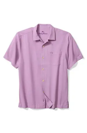Tommy Bahama Coastal Breeze Islandzone® Camp Shirt - Lavender Haze
