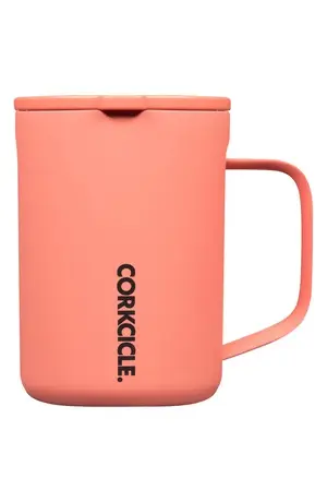 CORKCICLE 16-ounce Insulated Mug Coral