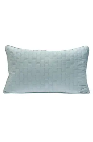 BEDVOYAGE Quilted Throw Pillow Sky