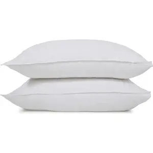 POM POM AT HOME Parker Linen Sham Set - White