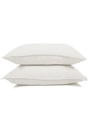 POM POM AT HOME Parker Linen Sham Set - White